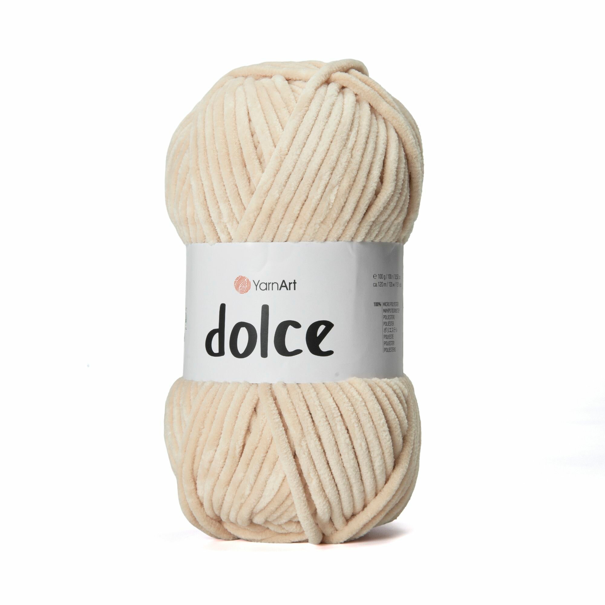 Пряжа плюшевая Дольче Ярнарт (DOLCE YARNART) №771, 100г 120м