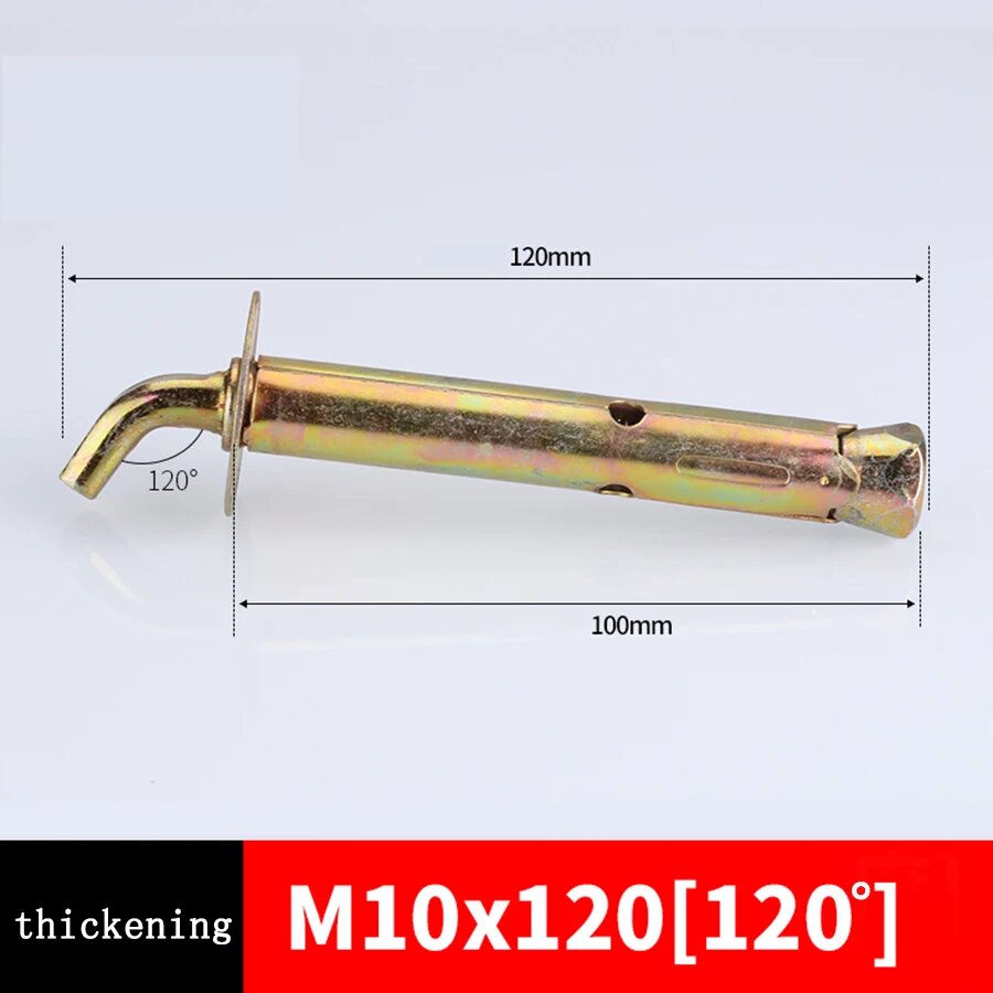 Расширительный крюк для водонагревателя M10x100/120/160 из углеродистой стали