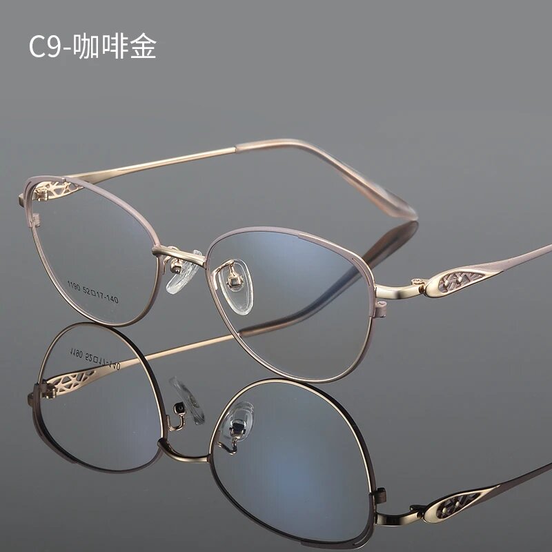 BCLEAR Женские прозрачные очки «кошачий глаз» Brown gold