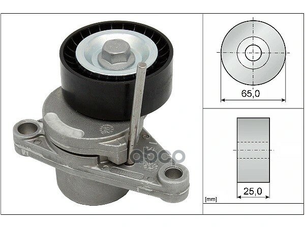 534 0250 10_Натяжитель ремня Citroen C2,3,4, Peugeot 1007,207,307 1.1,1.4,1.6 08.00- Ina арт. 534025010