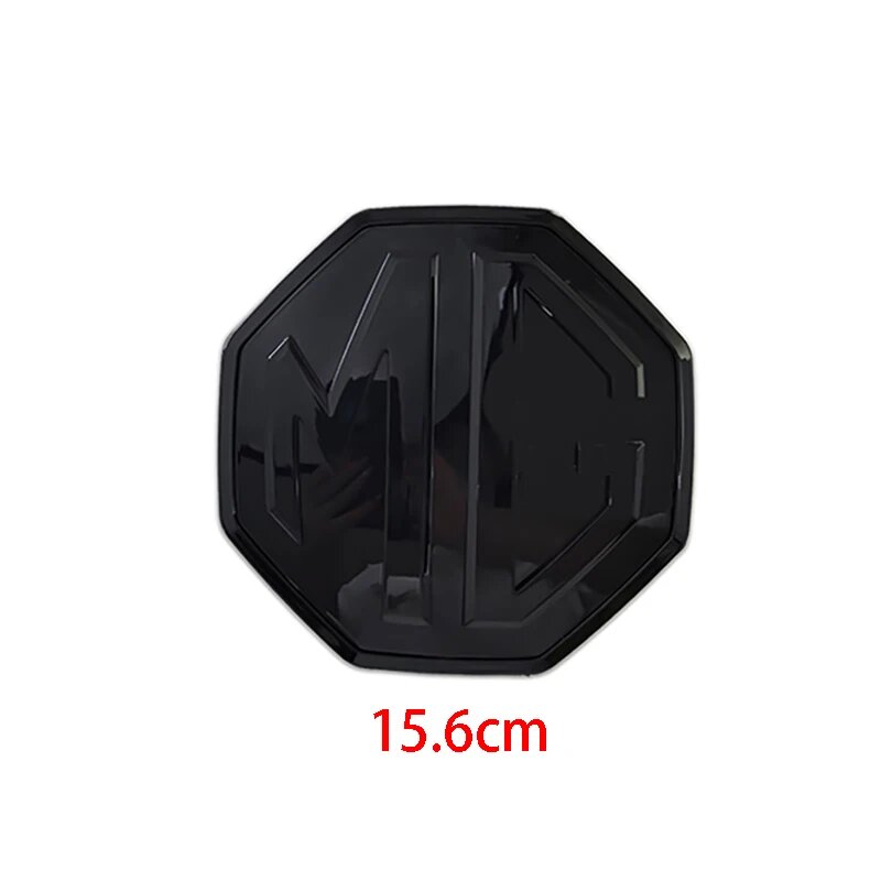 ABS замена автомобильной эмблемы с пряжкой, наклейки для MG MG6 2017-2019 MG7 MG5-Front 15.6-Black