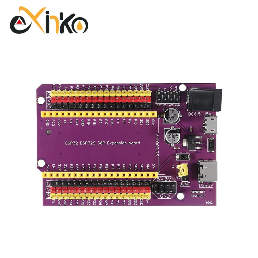 Расширительная плата ESP32 ESP32S 38P, Expansion Board only