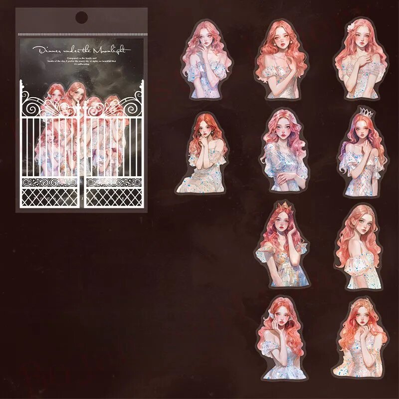 Набор наклеек, mr. paper,20 листов / пакет, тема персонажей, украшение чехла для телефона, альбом для вырезок, открытка