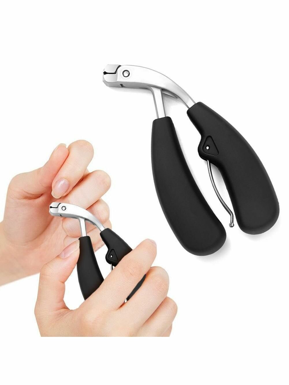 Кусачки для ногтей, кусачки для ногтей на ногах, удобны для стрижки в труднодоступных местах; долговечные, острые, высокая коррозионная стойкость