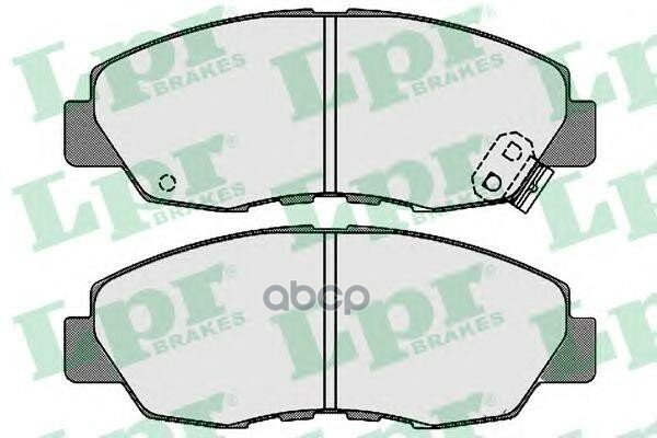 Колодки дисковые передние! Honda Accord 90-93/CR-V 2.0i 02> Lpr арт. 05P1728