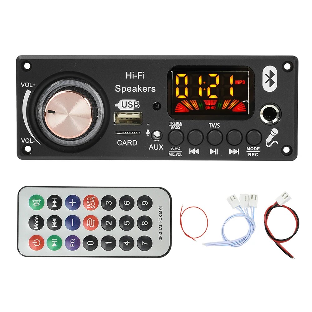 Модуль аудио декодера Ziqqucu D187BT Bluetooth Set A