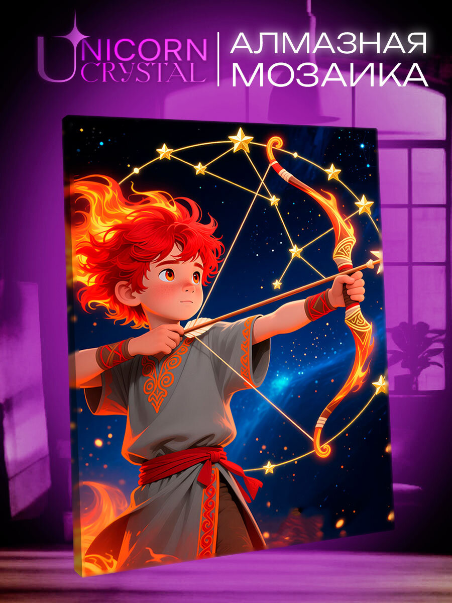 Алмазная мозаика Стрелец