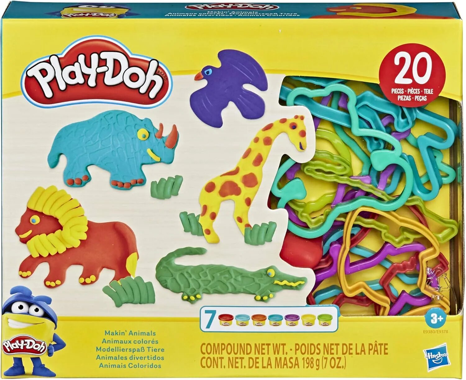 Набор Play-Doh Makin' Animals Create It Весёлое Сафари Животные, для детей от 3 лет с 7