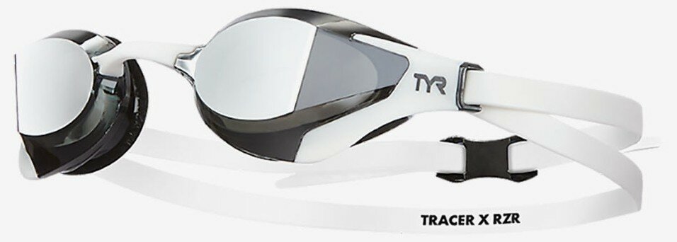 Очки для плавания TYR Tracer-X RZR Racing Mirrored 135 Белый (135 Белый, O/S)