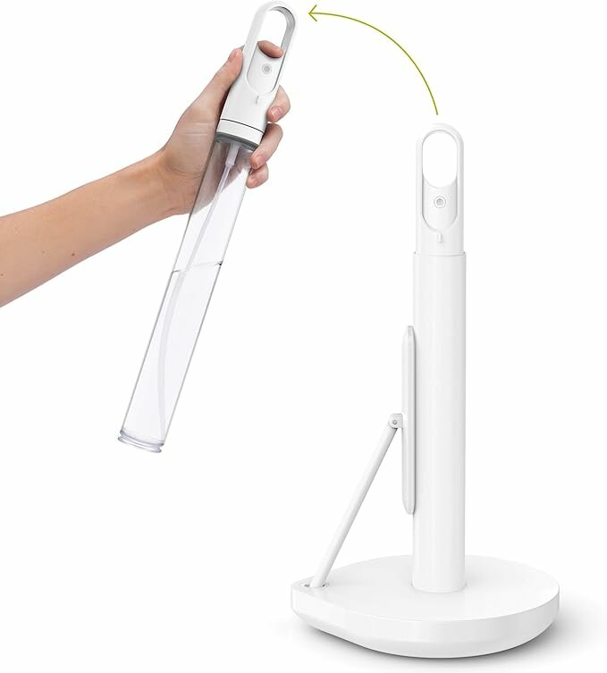 Подставка для бумажных полотенец Simplehuman, из нержавеющая сталь белая, КТ1199