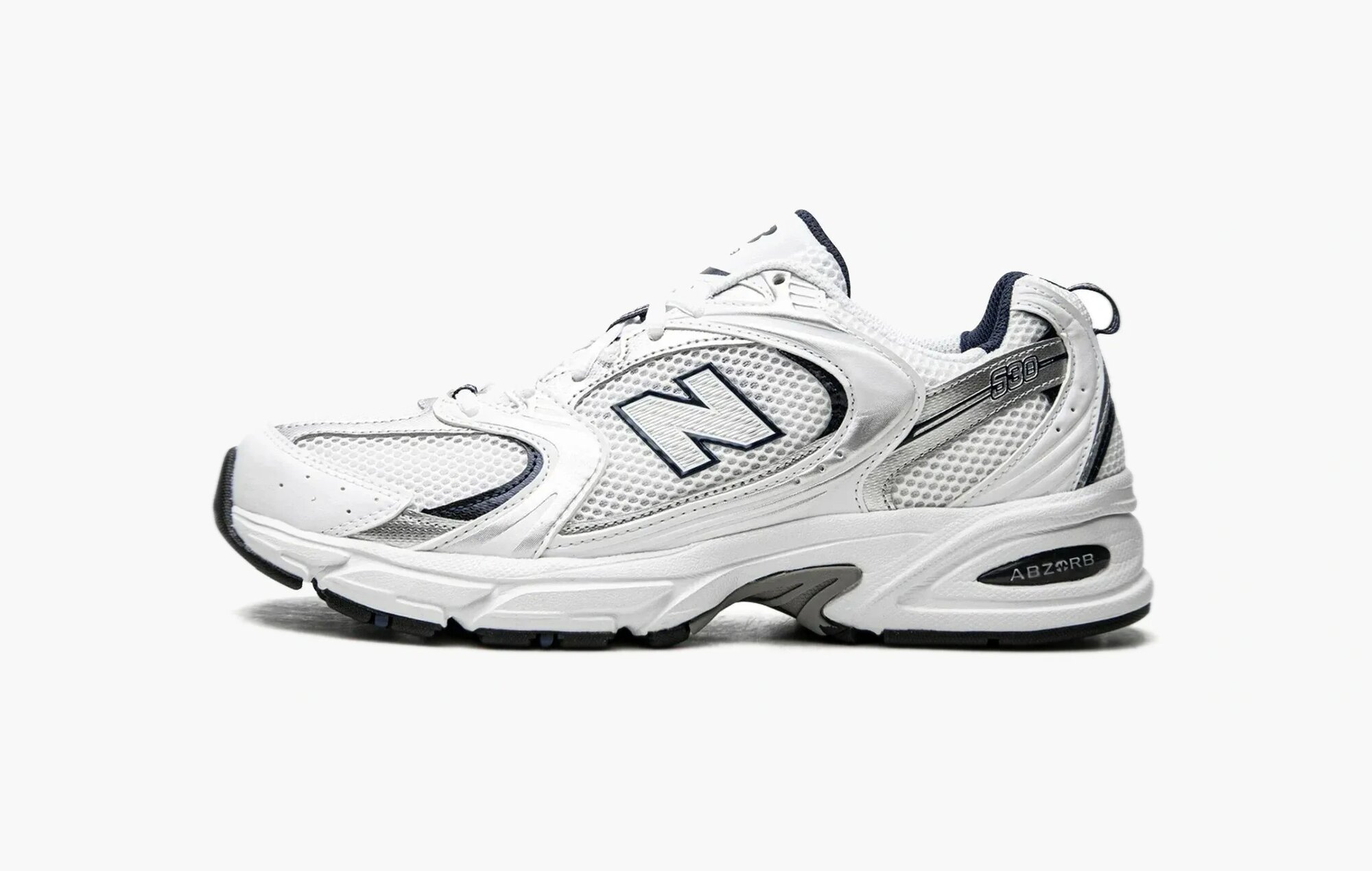 New Balance 530 White Silver Navy MR530SG