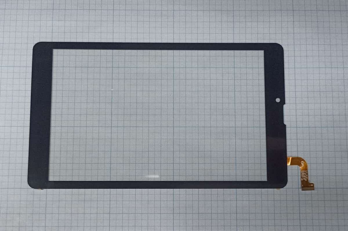 Тачскрин для Vertex Tab 4G 8-1 (DP080150-F1) (206мм x 122мм) (черный)