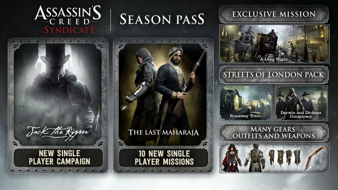 Assassin's Creed Syndicate - Сезонный пропуск Ubisoft Connect Ключ