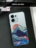 Чехол на Oppo A6 Pro / Оппо A6 Про с принтом Закат в снежных горах, прозрачный