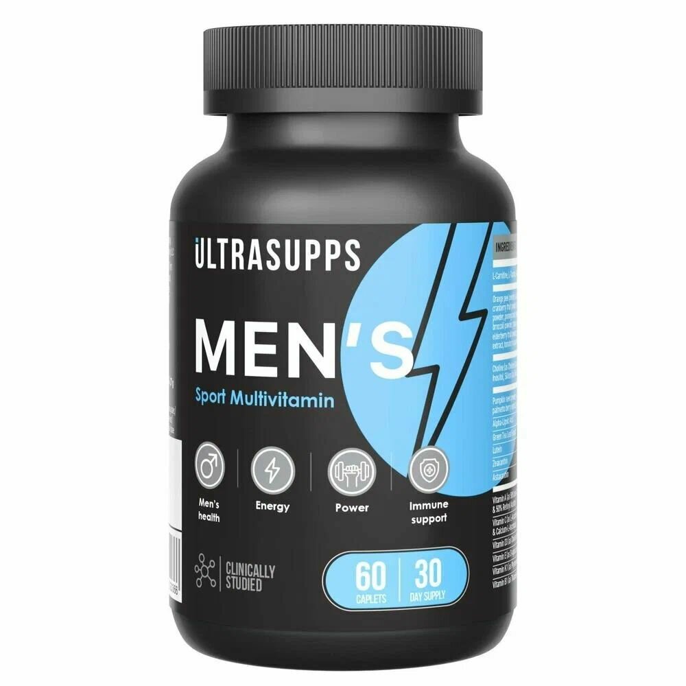 UltraSupps Men's Sport Multivitamin 30 капс.