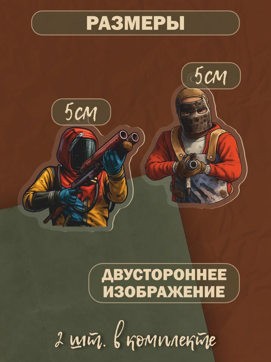 Брелок для поиска ключей 0_ok.rilART, красный/желтый — фото 1