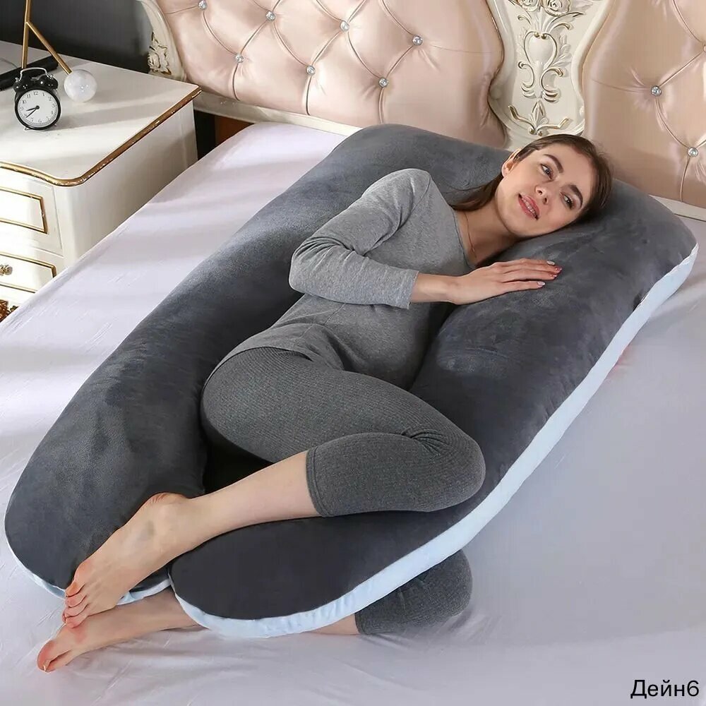 Подушка для беременных и кормящих 100x1000 см, 7-зональная пена Comfort