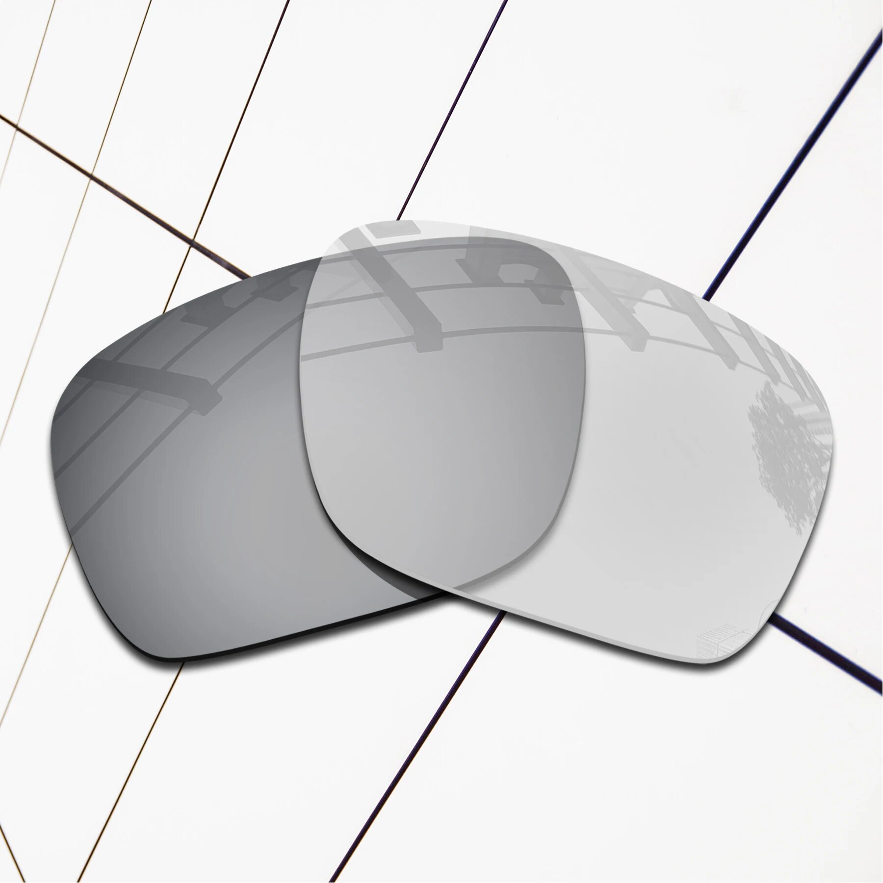 Сменные поляризационные линзы Oakley Holbrook Silver Photochromic
