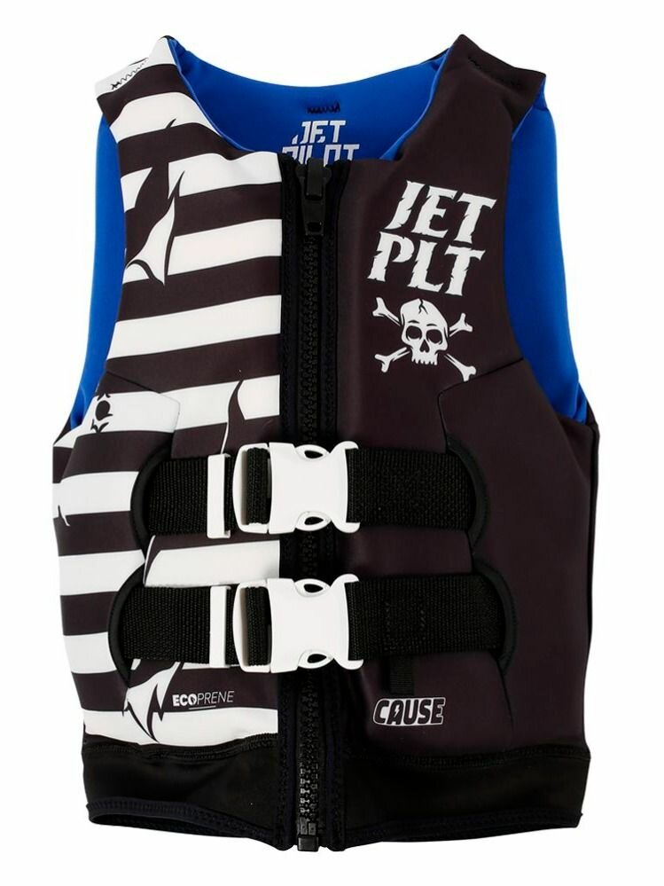 Детский страховочный жилет JetPilot Boys Cause F/E Youth Eco Vest L50s, Black, 165