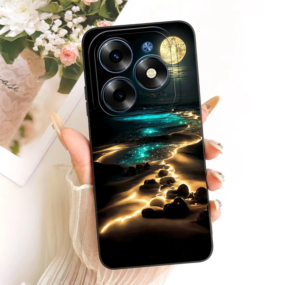 For Tecno Spark 20 20C Case New Luxury Candy Cartoon Cover Soft TPU Phone Case For Tecno Spark 20 Pro Plus Spark20 C Fundas Bags