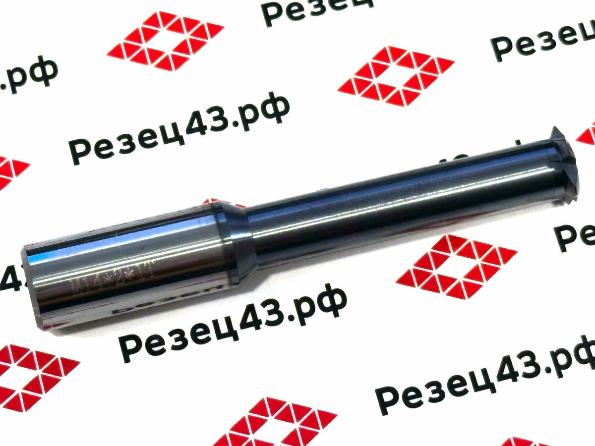 Концевая твердосплавная резьбовая фреза однорядная М14х2 (P, M, K)