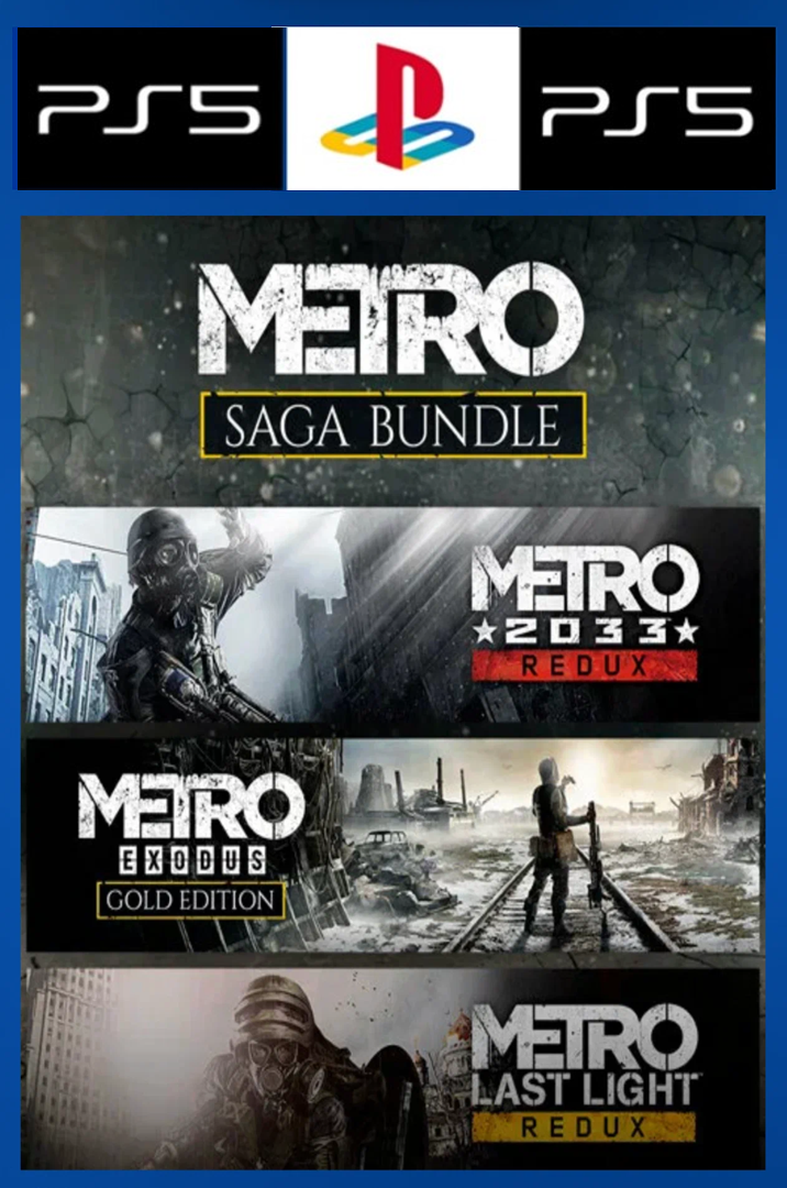 Игра METRO Saga Bundle (3в1) для Playstation 5, Русская озвучка, Цифровая версия