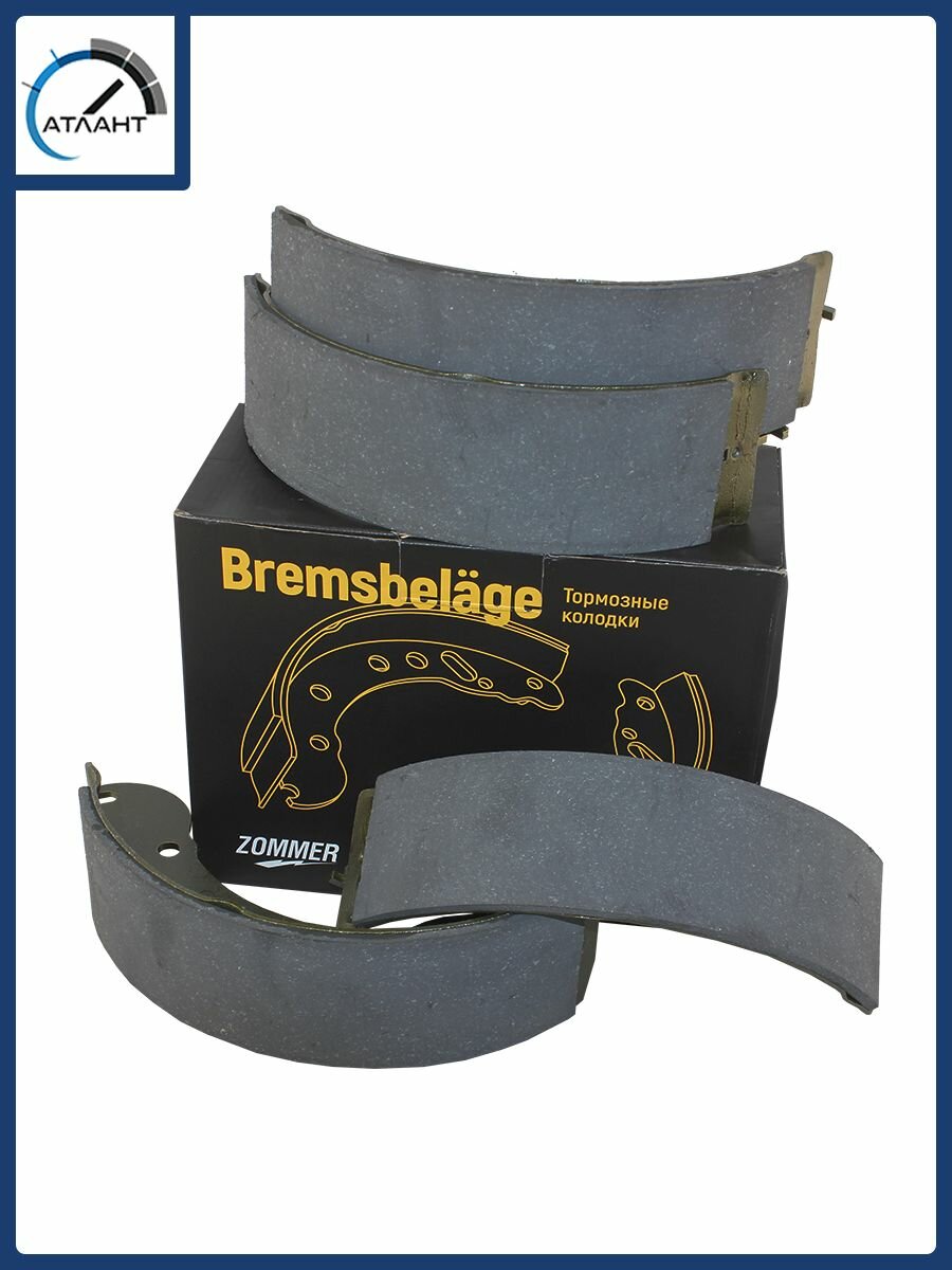 Zommer Колодка тормоза заднего подходит на 3302 Газель, 2217 Соболь, Next (к-т 4шт.) (FA 3302-3502090) арт. 3302-3502090