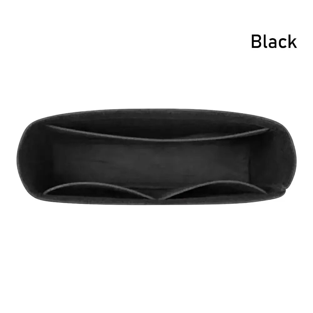 Войлочный органайзер для Longchamp Mini, бежевый, черный, розовый, красный Черный, black