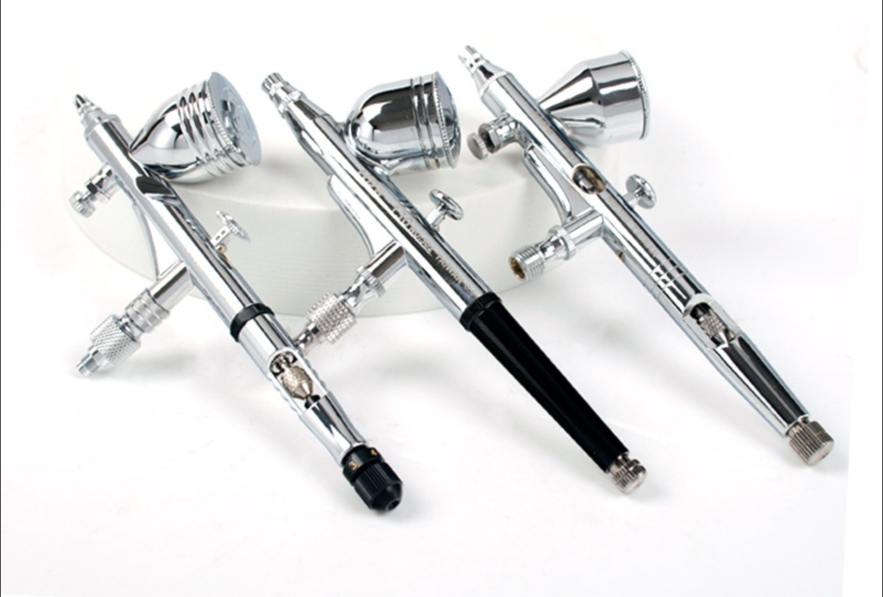 Аэрограф HD 130 для покраски моделей (Gunpla, фигурок). Краскопульт для творчества и художественных работ.