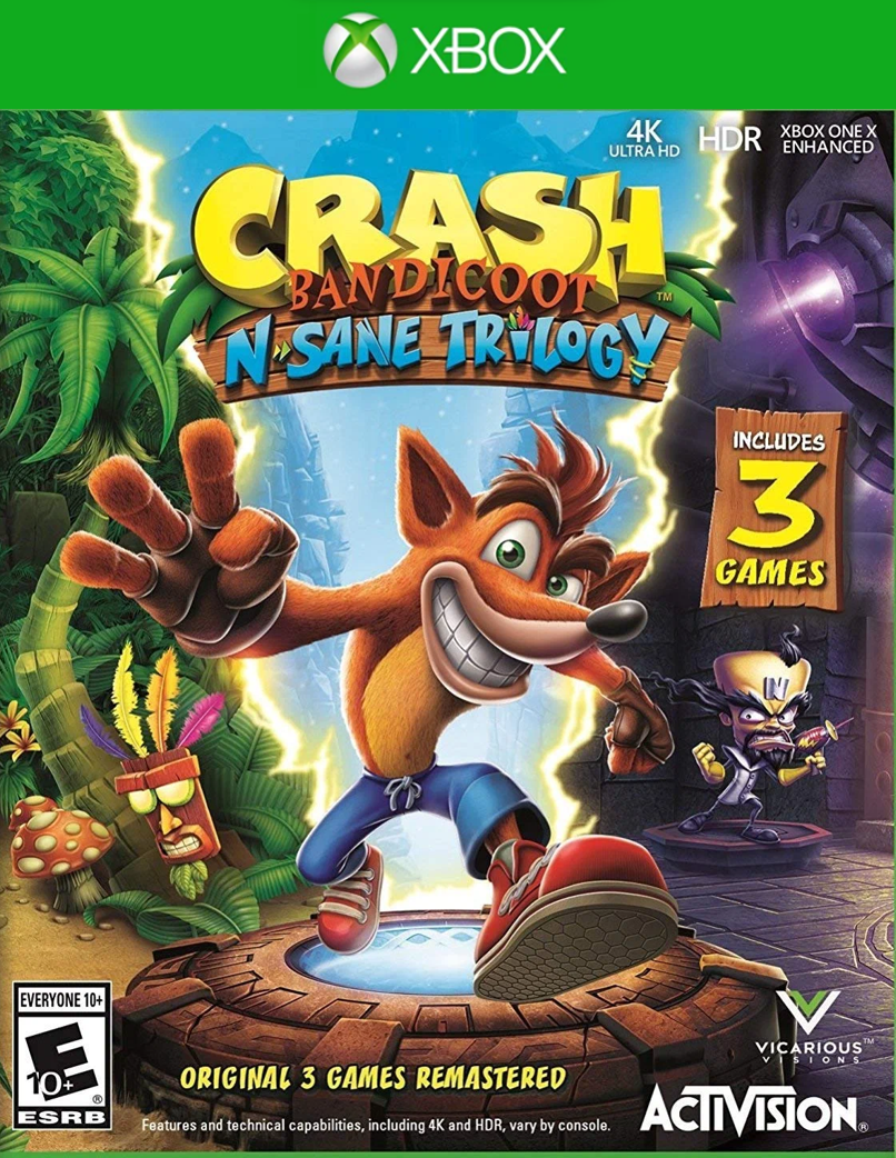 Игра Crash Bandicoot N. Sane Trilogy для Xbox One/Series X|S, Английский язык, электронный ключ Аргентина