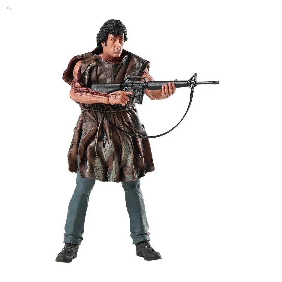 Подвижная фигурка Джон Рэмбо в камуфляже - Rambo First Blood, пластик