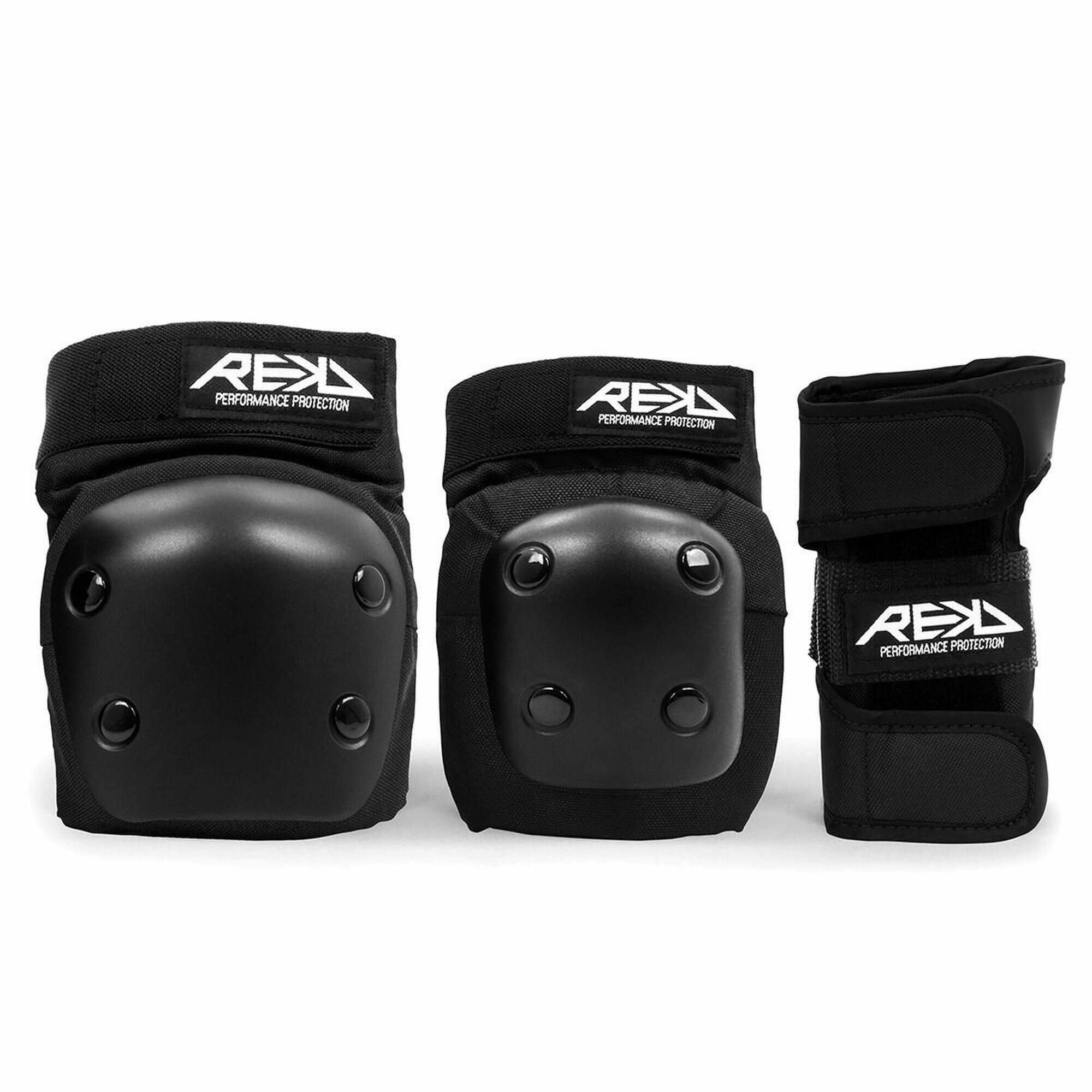Набор накладок для скейтборда/скутера Rekd Junior Heavy Duty 3pak, Decathlon, Цвет: Черное, Размер: M