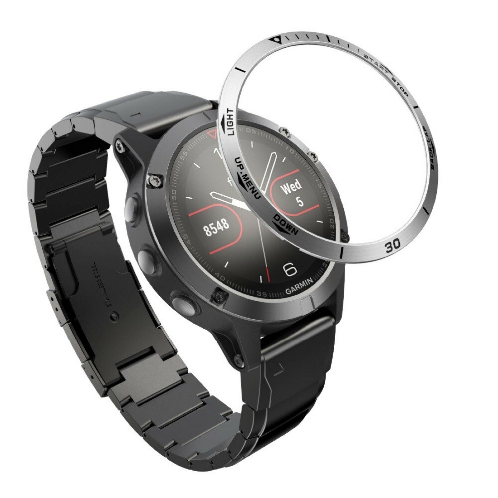 Рамка-безель MyPads для Garmin Forerunner 645 Music из алюминиевого сплава