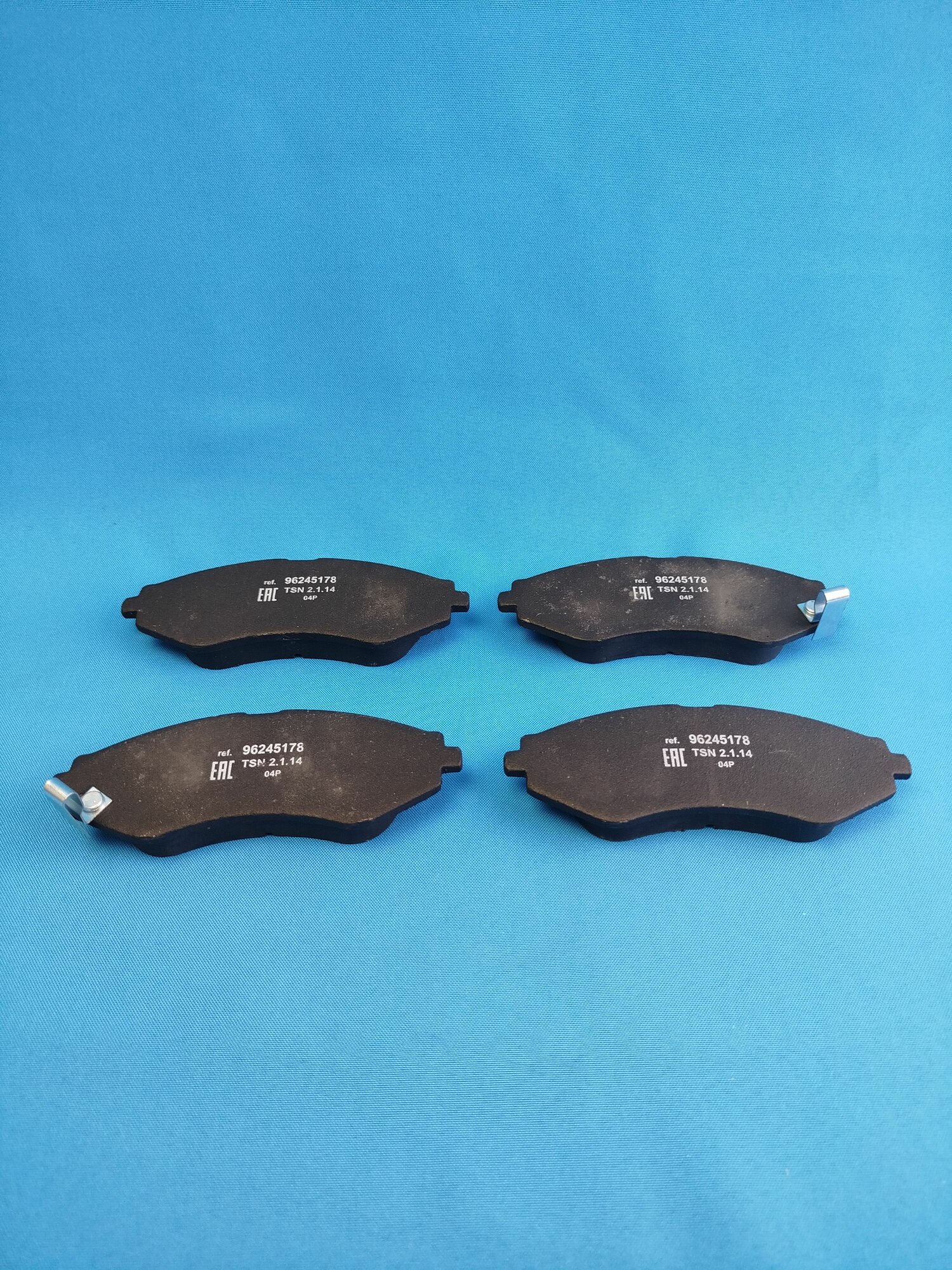 Колодки переднего тормоза "TSN" для автомобилей Ravon Gentra, Chery Amulet, Tiggo