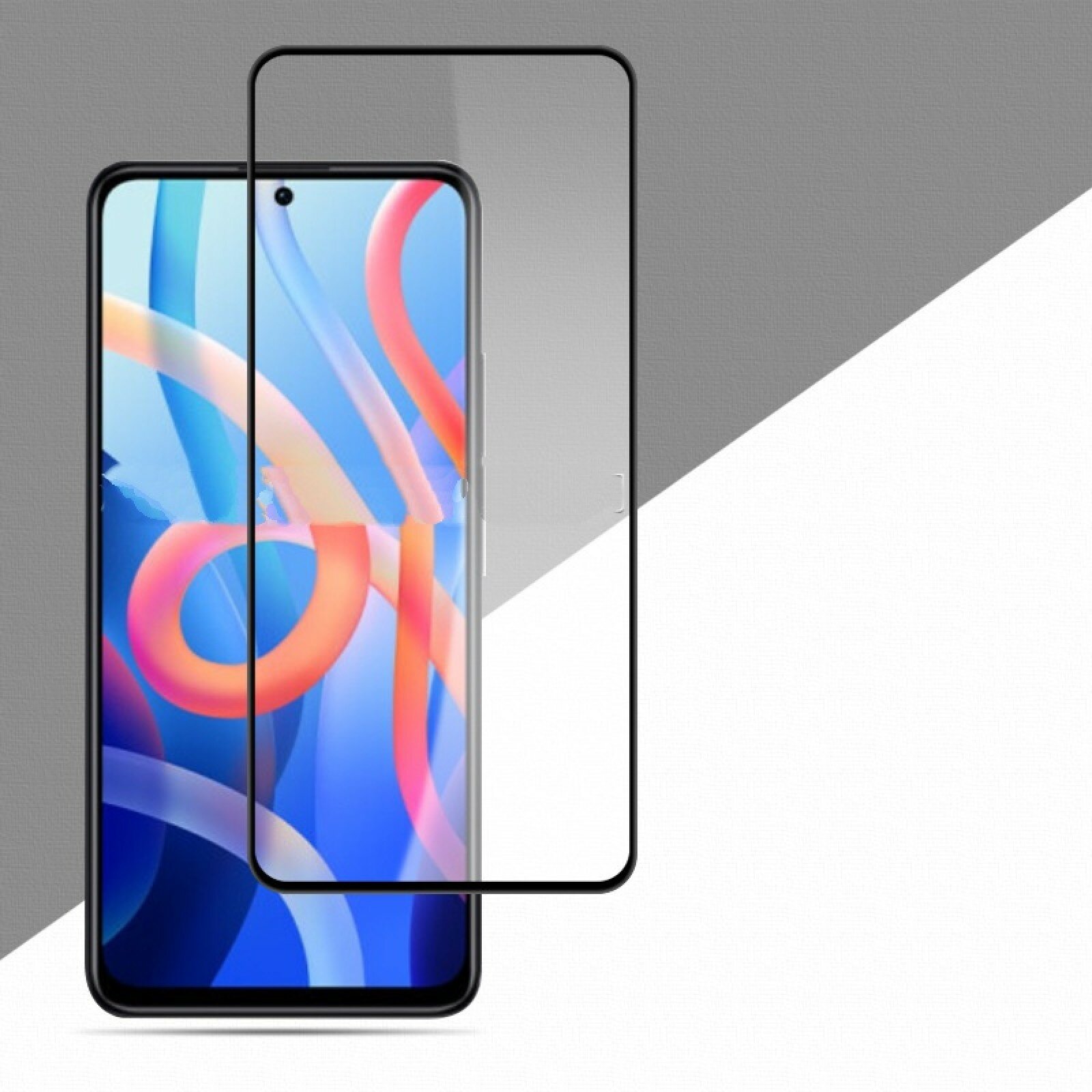 3D/5D изогнутое защитное стекло MyPads 5D Forti Glass для Xiaomi Redmi Note 11T 5G и Poco M4 Pro 5G