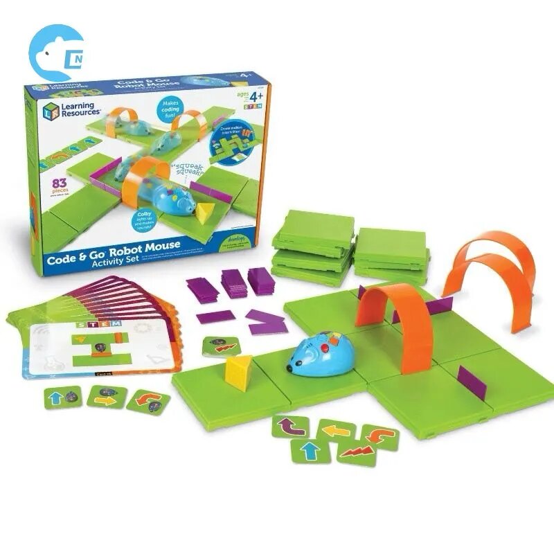 Learning Resources Code & Go Robot Mouse Activity Set - Набор мышиных игрушек-лабиринтов — фото 1