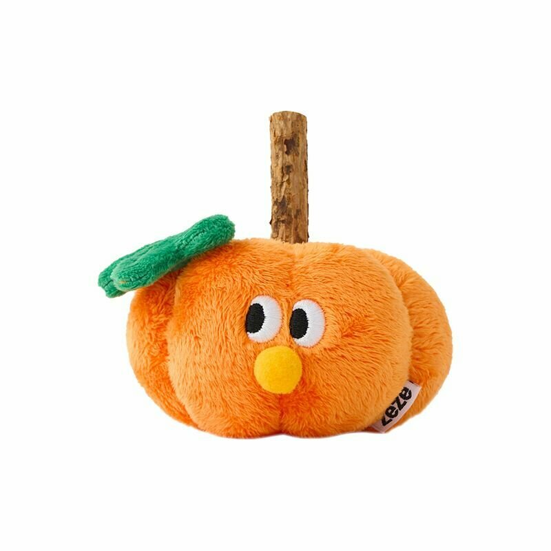 Игрушка для кошек zeze в форме тыквы с кошачьей мятой, прочная и устойчивая к царапинам, очищает зубы и снимает скуку.
