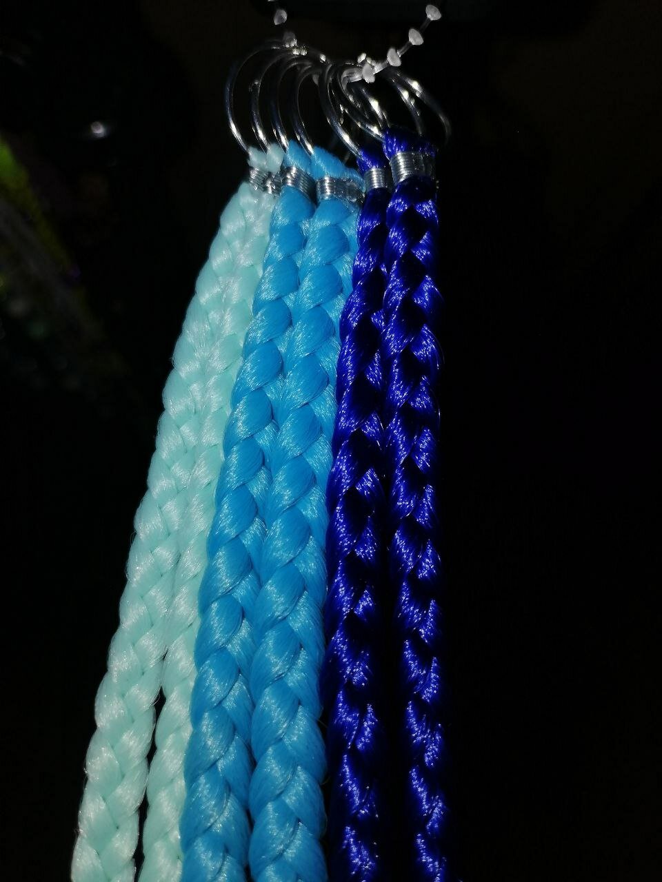 Косички на колечках 6шт.