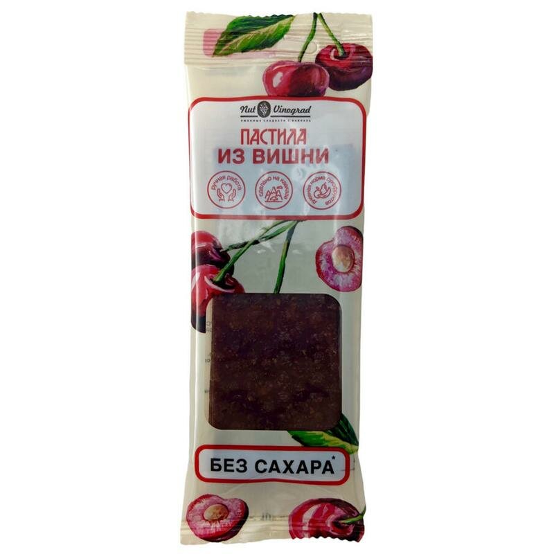 Пастила без сахара "Вишня" NUT VINOGRAD 80 г