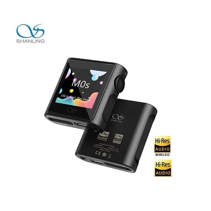 MP3-плеер Shanling M0s Hi-Res Audio, Bluetooth, поддержка microSD, черный