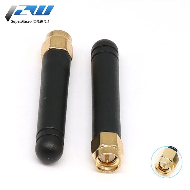 Внешняя WiFi антенна 2.4ГГц SMA 3dBi, 5CM male