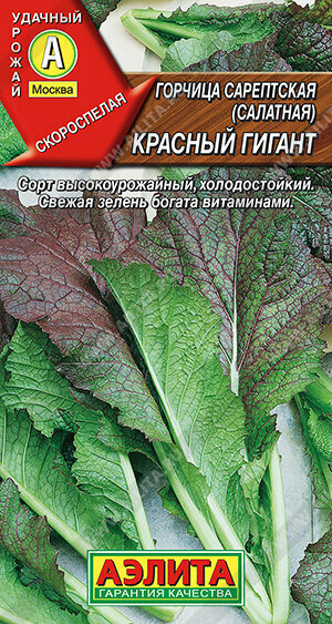 Горчица салатная Красный гигант