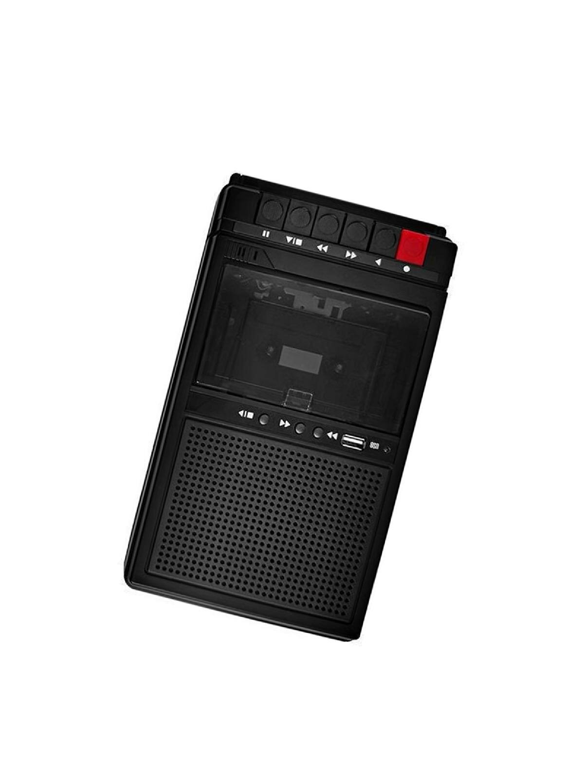 Портативный магнитофон Ретро кассетный магнитофон с USB-портом для воспроизведения звука