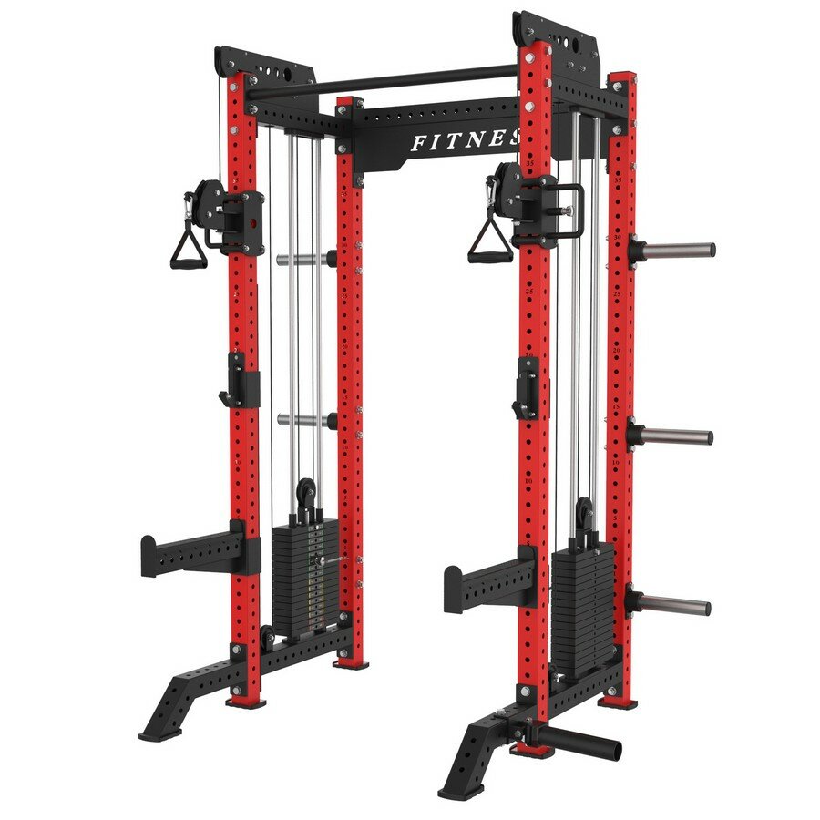 Силовая рама с двойной регулируемой тягой Gymmaster EKSQ7025