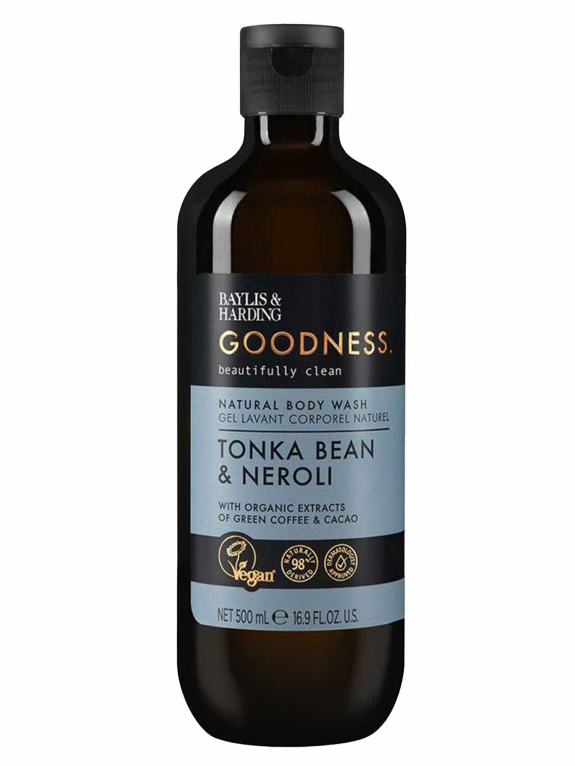 Baylis & Harding, Goodness Tonka Bean & Neroli, Гель для душа, 500 мл