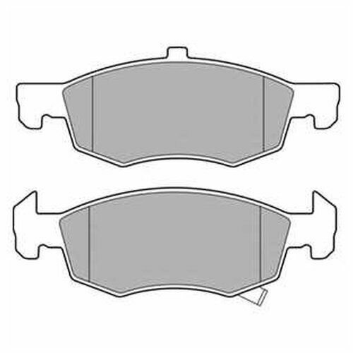 Комплект передних тормозных колодок Delphi LP3163 для Opel Corsa (2014-н. в.), Vauxhall CORSA MK IV E X15 (2014-н. в.), Vauxhall CORSAVAN MK IV E X15