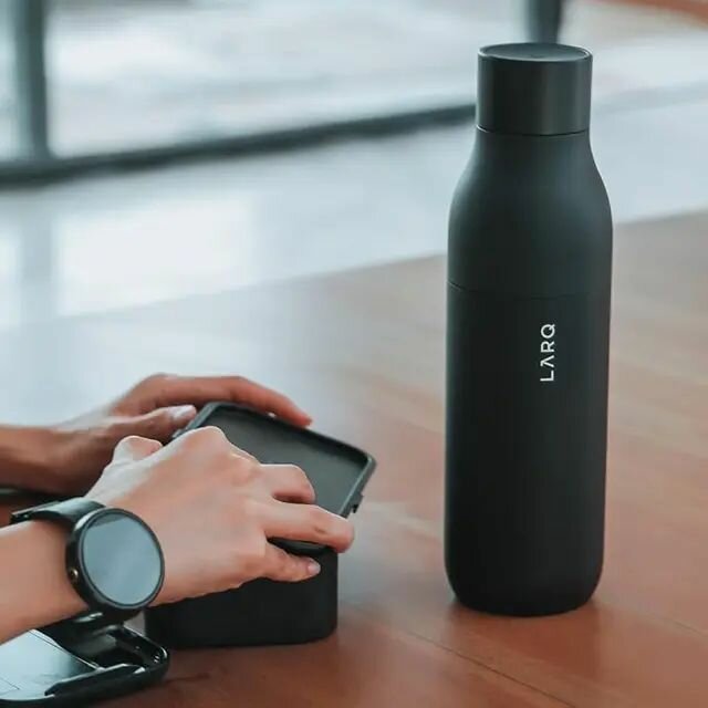 LARQ Бутылка PureVis Seaside Mint, 500мл, черная