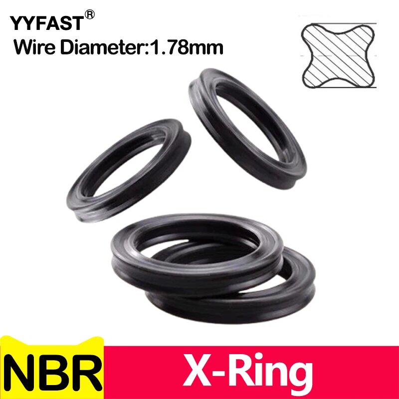 Уплотнительное кольцо NBR X-Ring 101.32x1.78 мм