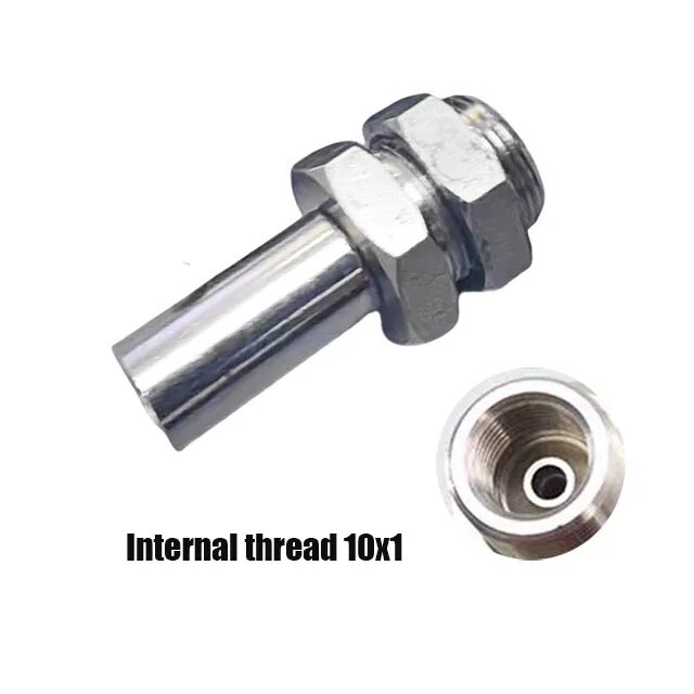 Соединитель тормозных шлангов 10x1, iron Silvery WN10D