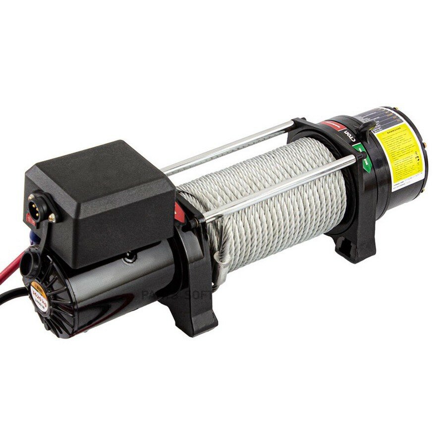 Лебедка автомобильная электрическая LB- 3000, 3,6 т, 3,4 кВт, 12 В от официального дистрибьютора, DENZEL, артикул 52023